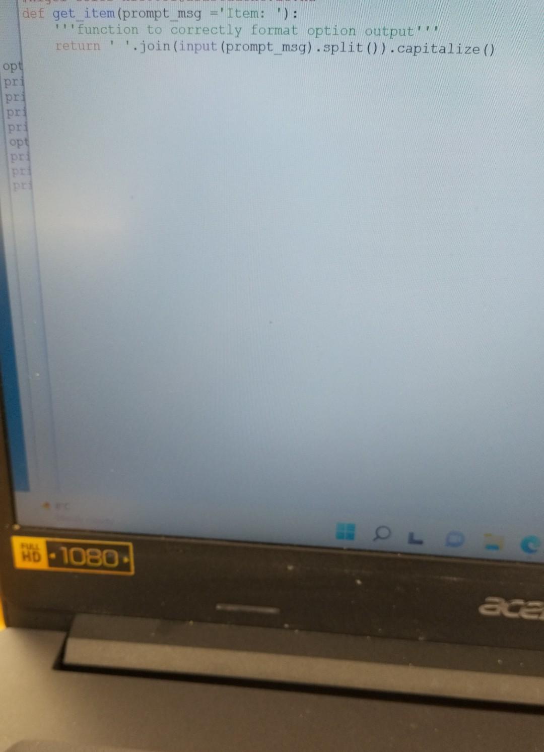 Solved The add_item function makes use of the get_item, | Chegg.com