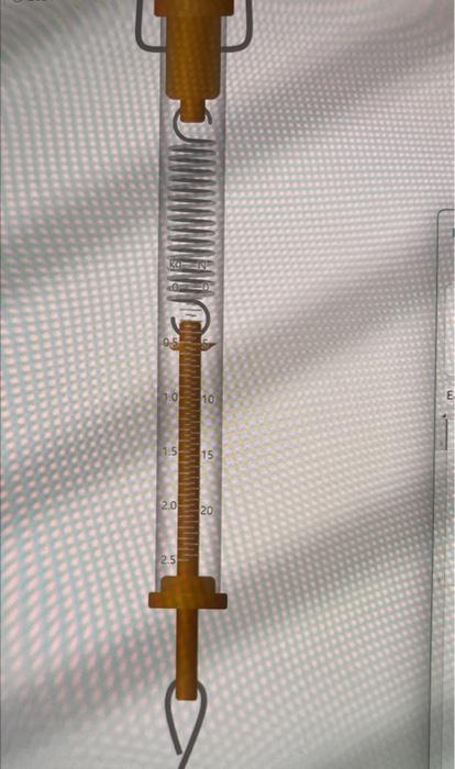 Solved find error value of the spring scale, protector, | Chegg.com