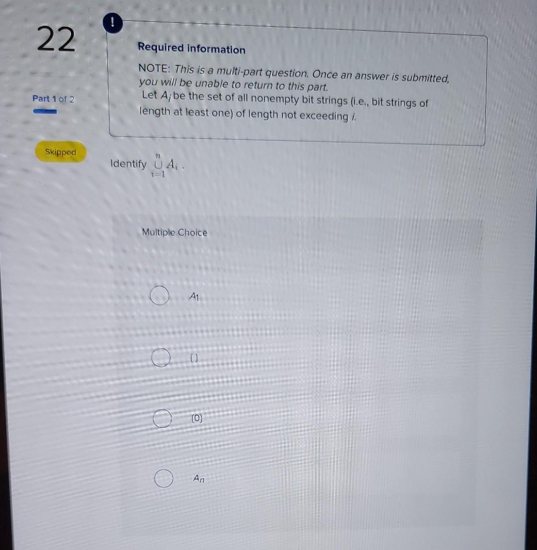 Solved Required information NOTE: This is a multi-part | Chegg.com