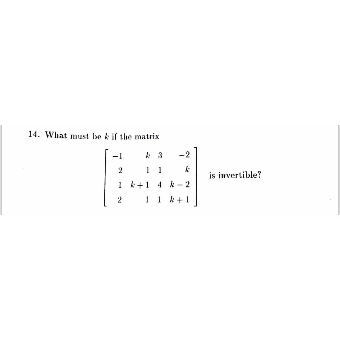Solved What must be k ﻿if the | Chegg.com