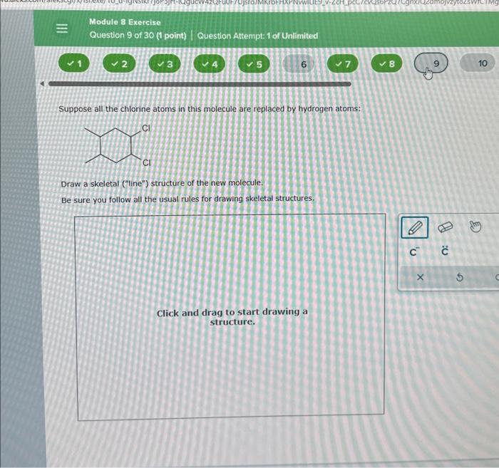 Solved Suppose All The Chlorine Atoms In This Molecule Are