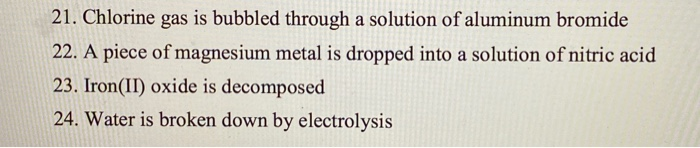 Solved Write correctly written formulas for each reactant, | Chegg.com