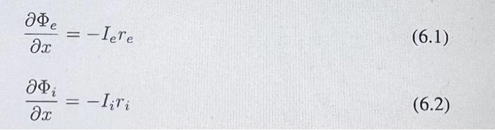 Solved Figure 6.1. The Linear Core-Conductor Model for a | Chegg.com