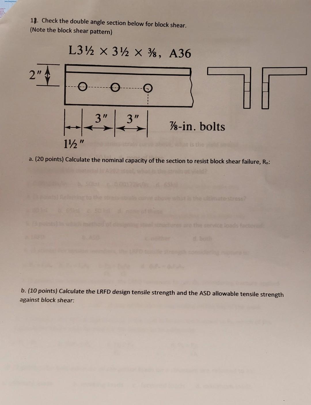 Solved 11. Check the double angle section below for block | Chegg.com
