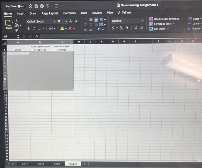 Solved AutoSave OFF @O.. Draw Page Layout Formulas Home | Chegg.com
