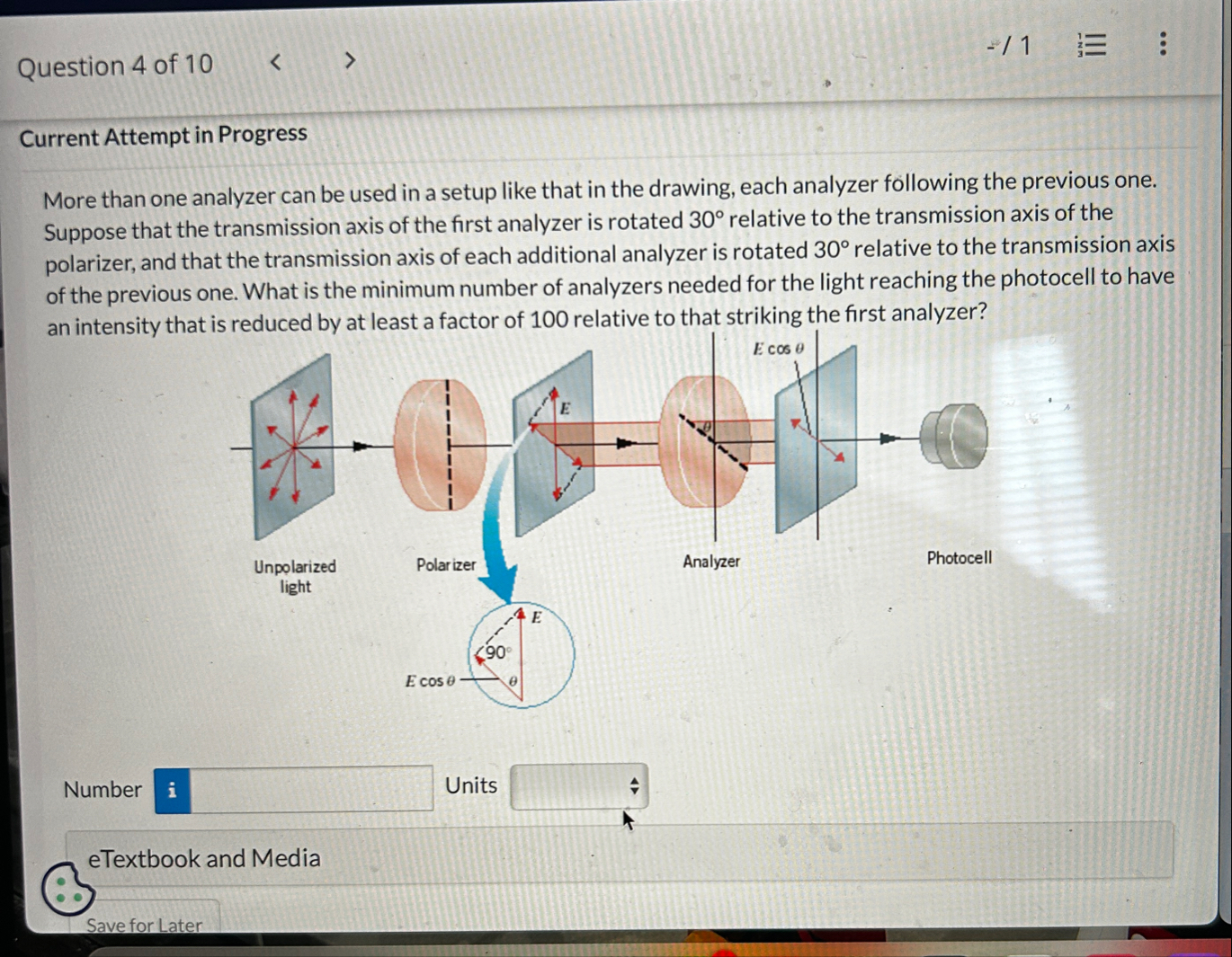 Question 4 ﻿of 10Current Attempt in ProgressMore than | Chegg.com