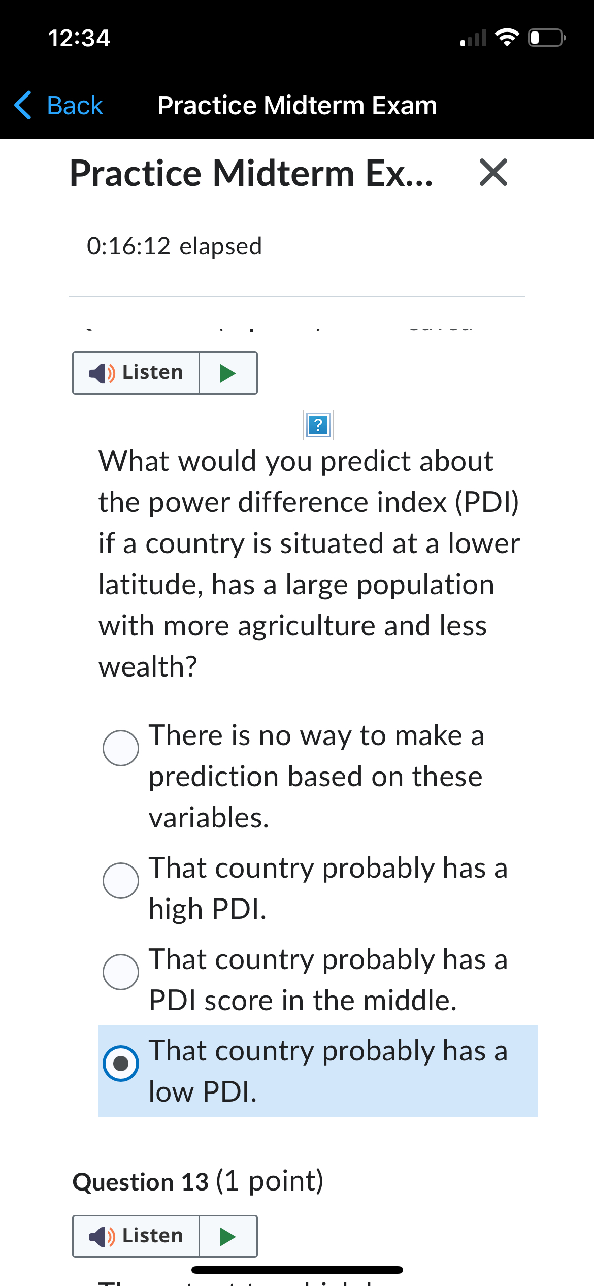 Solved What would you predict aboutthe power difference | Chegg.com
