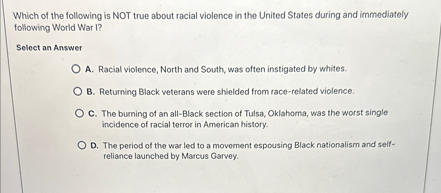 Solved Which of the following is NOT true about racial | Chegg.com