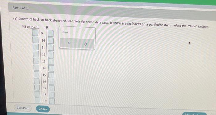 Solved Pass the popcorn: Following are the running times (in | Chegg.com
