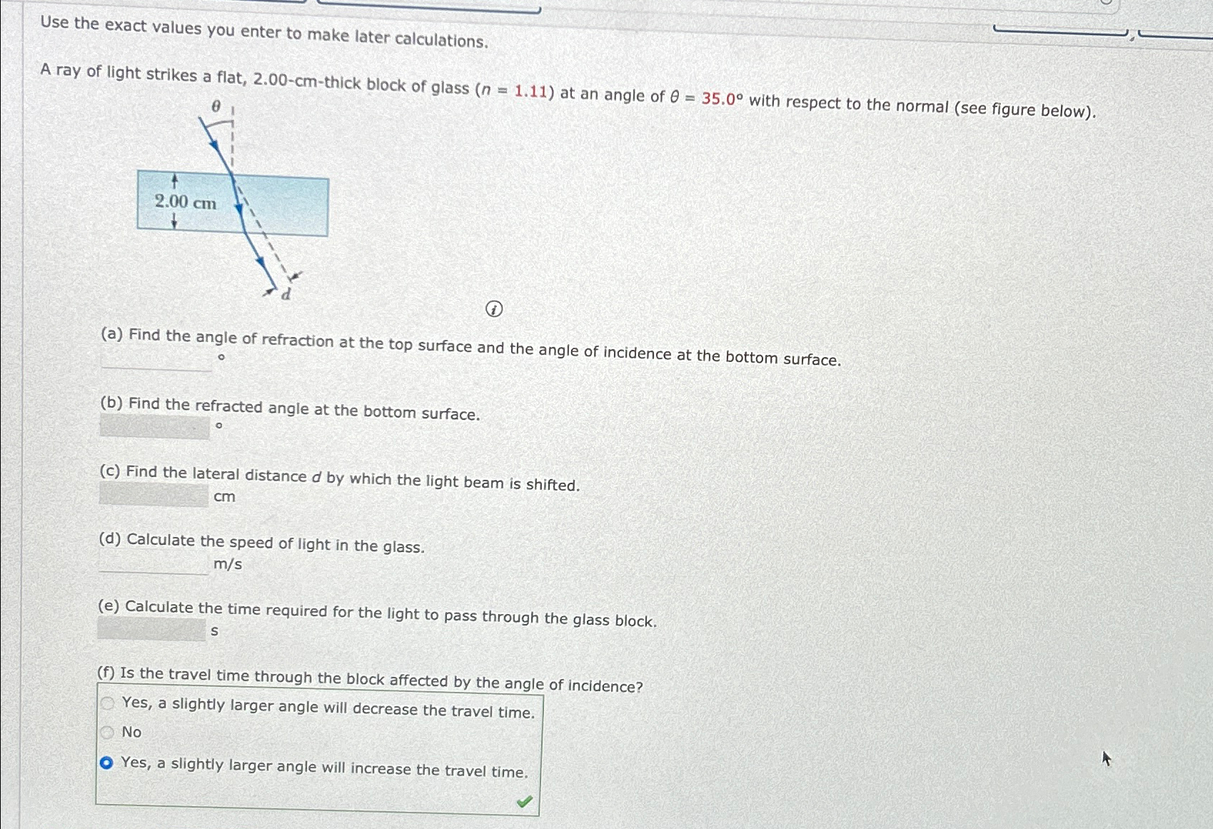 Solved Use the exact values you enter to make later | Chegg.com