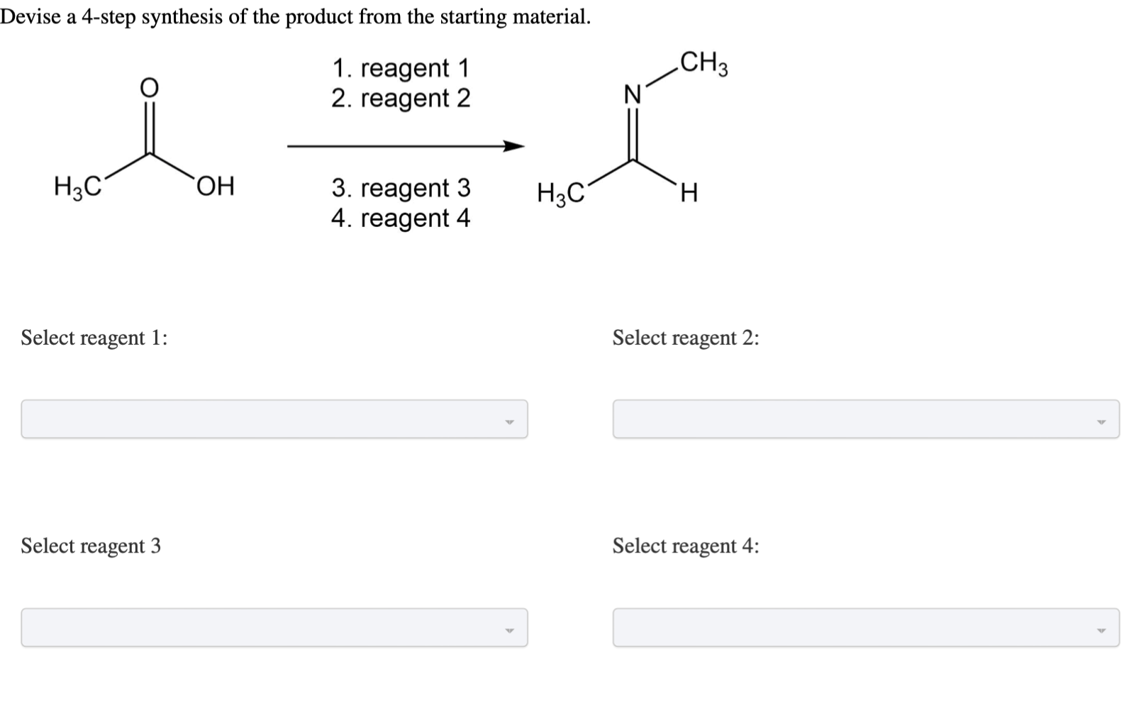 Devise a 4-step synthesis of the product from the | Chegg.com Devise a 4-step synthesis of the product from the | Chegg.com