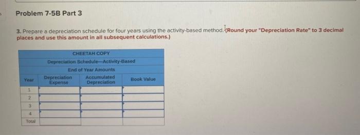 Solved Required information Problem 7-5B Determine | Chegg.com