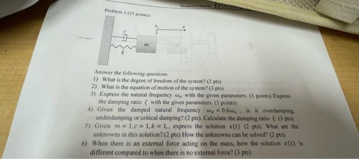 Solved Answer the following questions. 1) What is the degree | Chegg.com