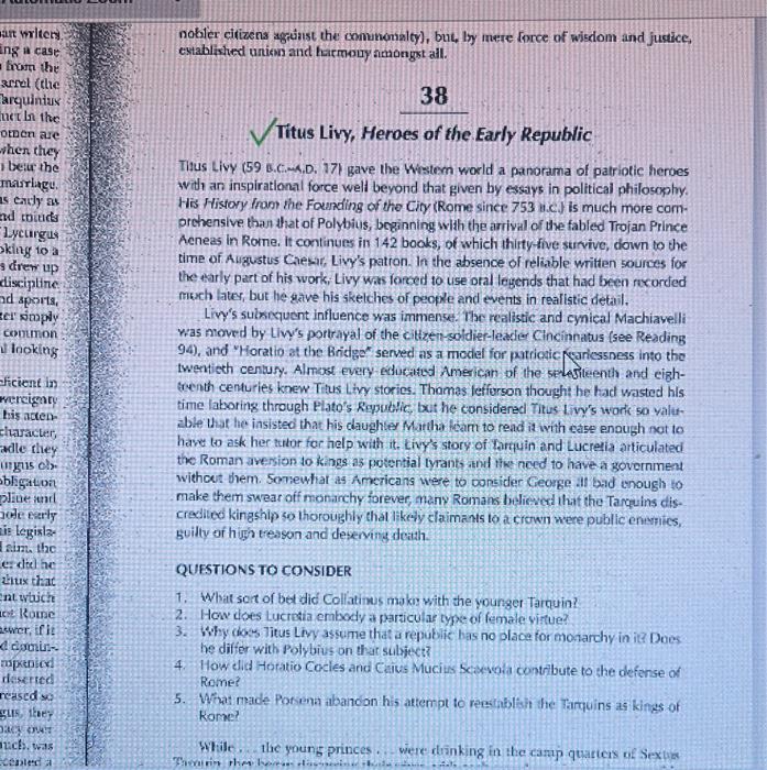 who was the author roman contributions to ideologies | Chegg.com