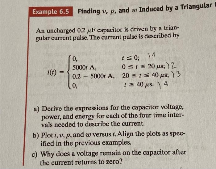 Solved Finding v,p, and w Induced by a Triangular An | Chegg.com
