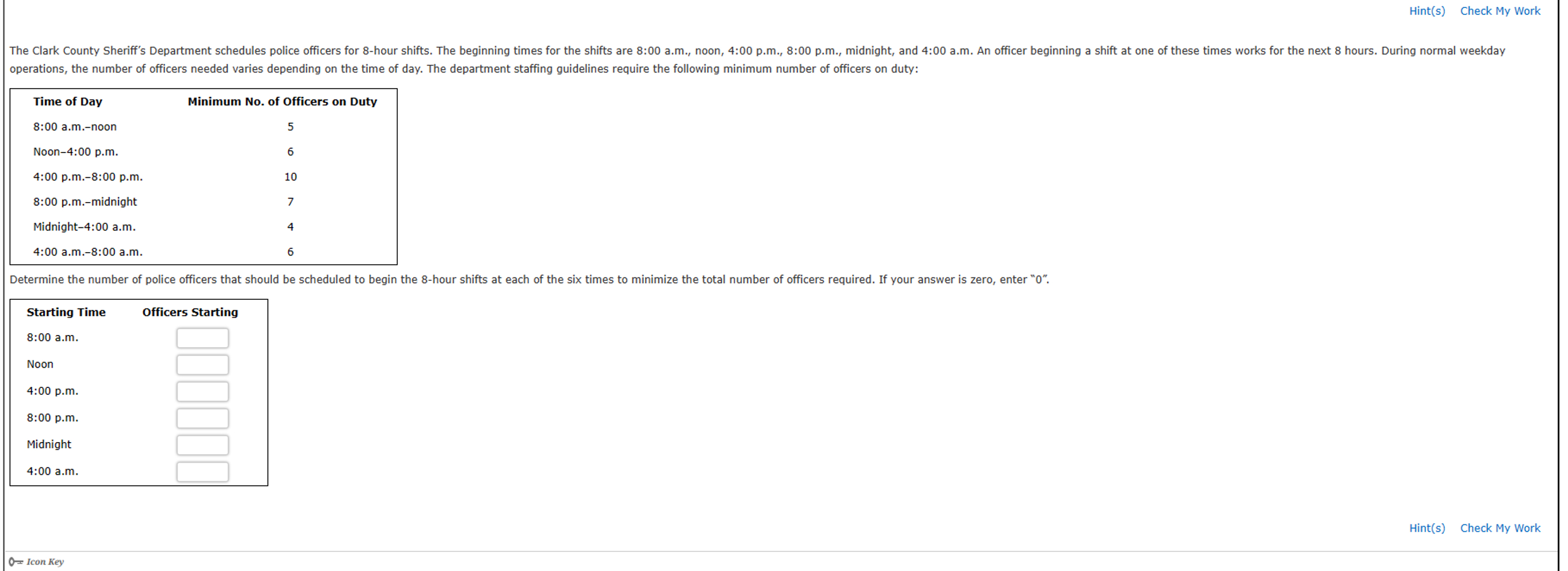 Solved Hint(s) ﻿Check My Workoperations, the number of | Chegg.com