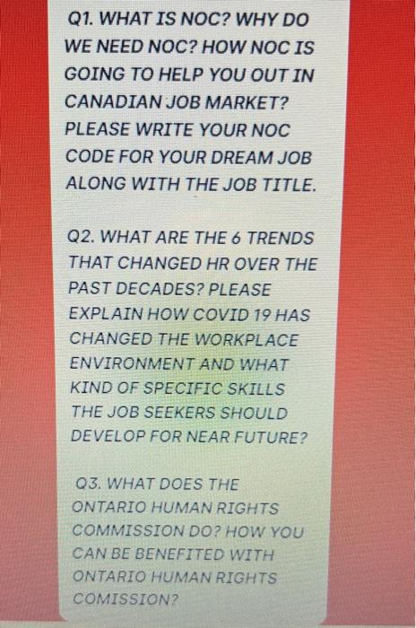 Solved Q1. WHAT IS NOC? WHYDO WE NEED NOC? HOW NOC IS GOING | Chegg.com Solved Q1. WHAT IS NOC? WHYDO WE NEED NOC? HOW NOC IS GOING | Chegg.com