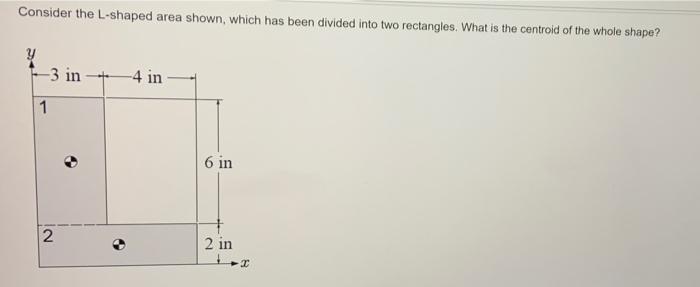 Solved Consider the L-shaped area shown, which has been | Chegg.com