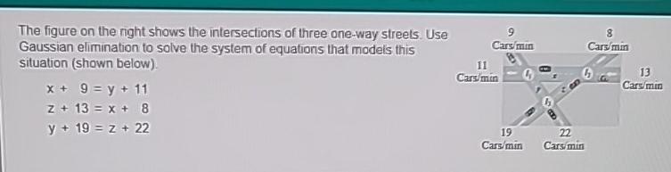 Solved The figure on the night shows the intersections of | Chegg.com