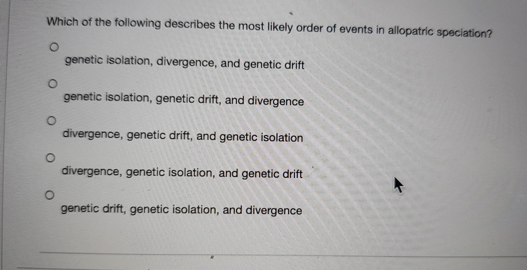 Solved Which of the following describes the most likely | Chegg.com