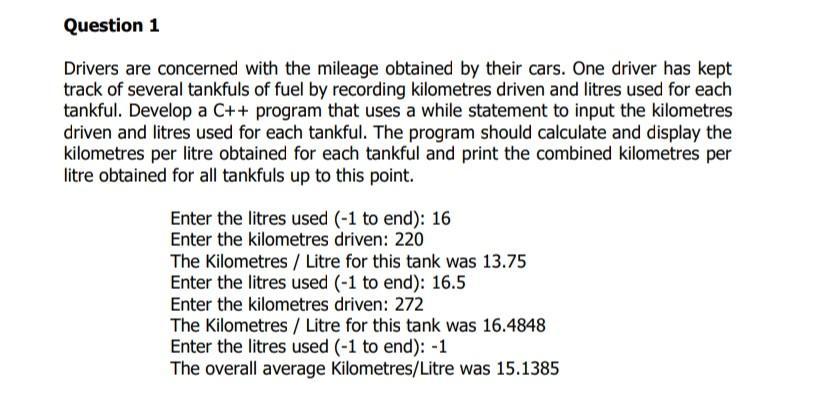 Solved Drivers are concerned with the mileage obtained by | Chegg.com
