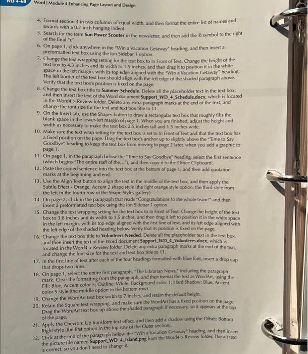 Solved Review Assignments Data Files needed for the Review | Chegg.com