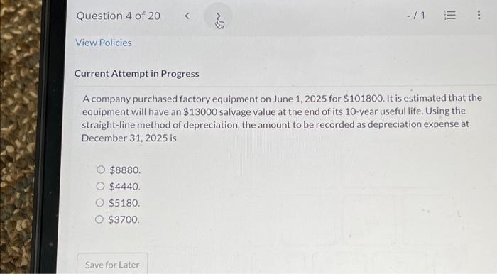 Solved Current Attempt in Progress Suppose that Sheridan | Chegg.com