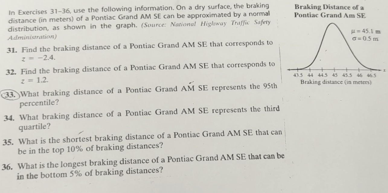 Solved In Exercises 31-36, use the following information. On | Chegg.com