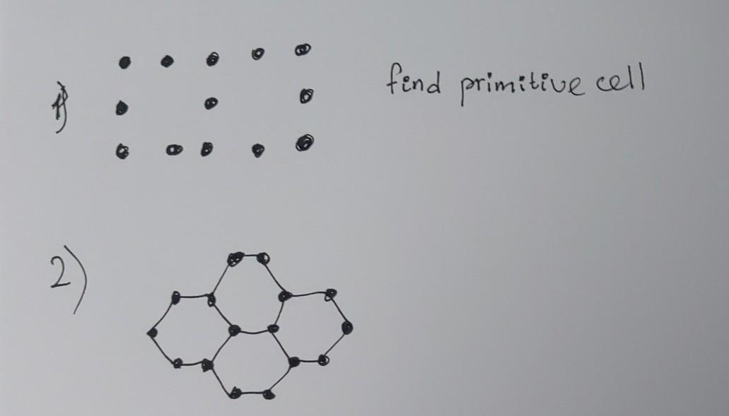 Solved find primitive cell | Chegg.com