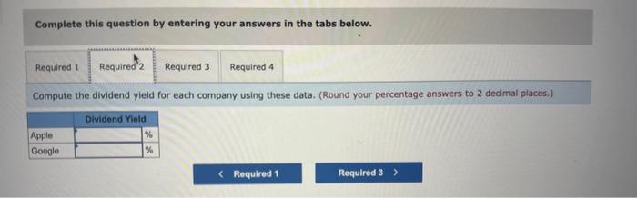 Solved Use the following comparative figures for Apple and | Chegg.com