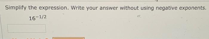 Solved Simplify the expression. Write your answer without | Chegg.com