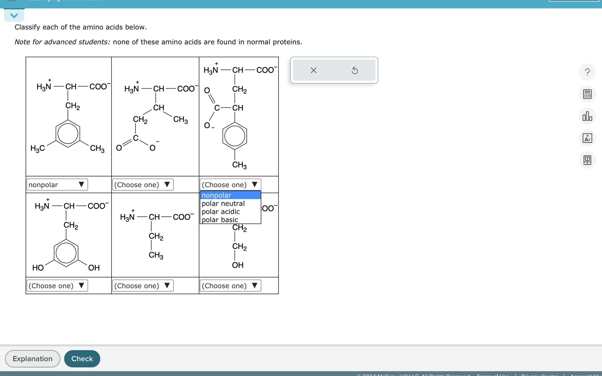 Solved Classify each of the amino acids below.Note for | Chegg.com