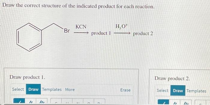 Solved Draw the correct structure of the indicated product | Chegg.com