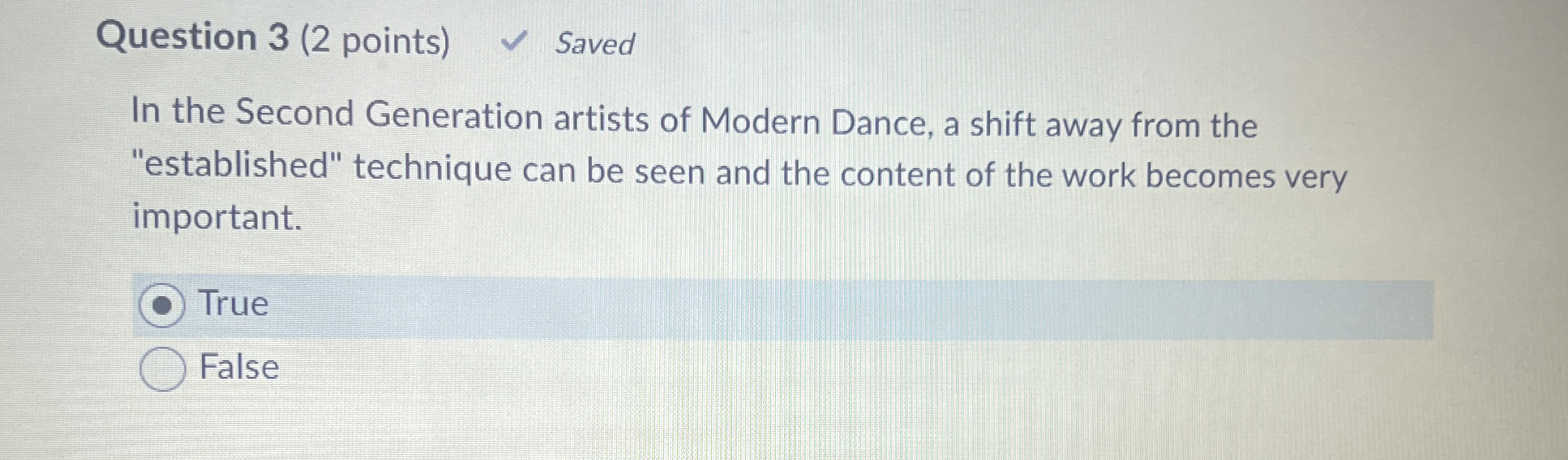 Solved Question 3 (2 ﻿points) ﻿SavedIn the Second | Chegg.com