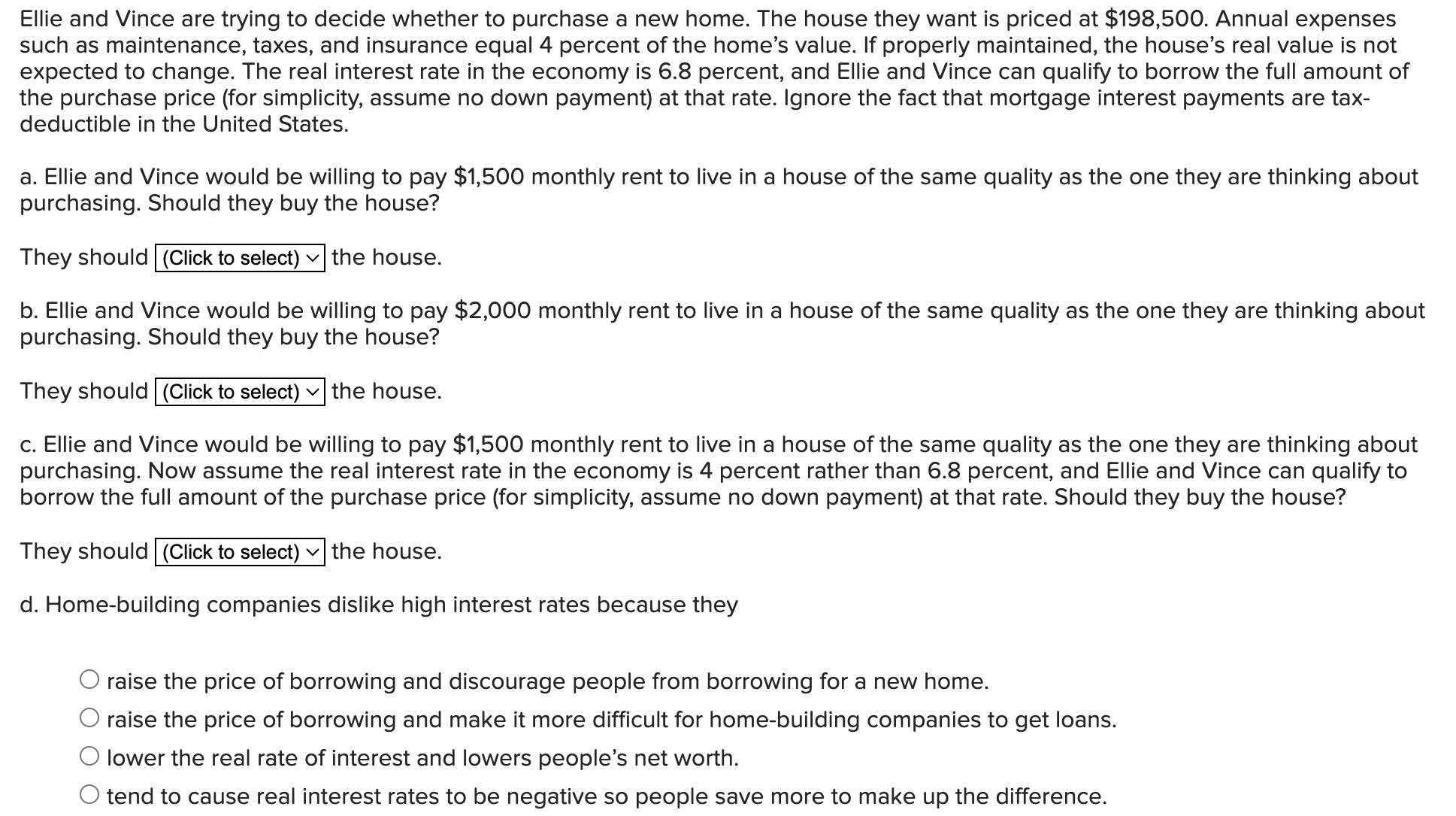 Solved Ellie and Vince are trying to decide whether to | Chegg.com