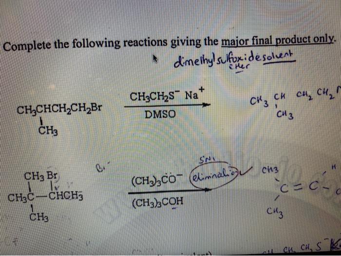 Solved Complete the following reactions giving the major | Chegg.com
