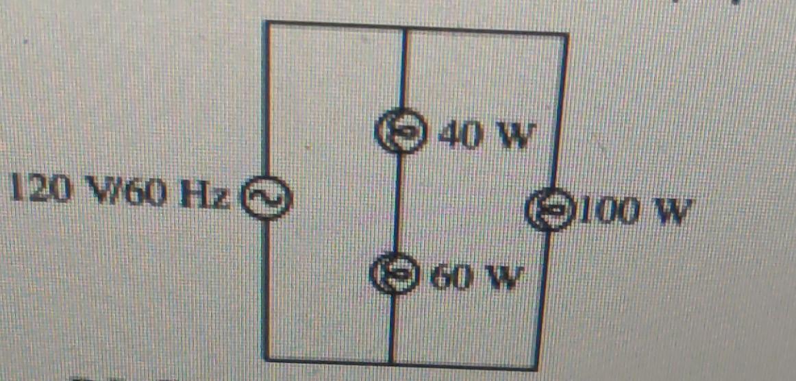 Solved 4. The lamps in the circuit of the adjacent figure | Chegg.com