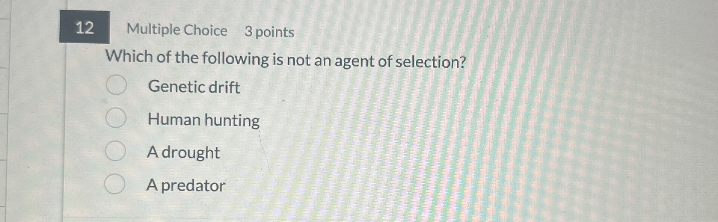 High Quality SOLUTION Multiple Choice 3 ﻿pointsWhich of the following is | Chegg.com