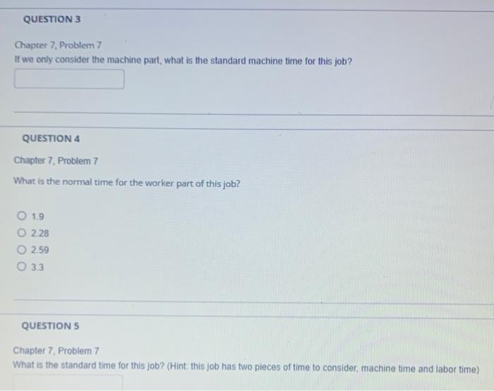 Solved Chapter 7 , Problem 7 If we only consider the machine | Chegg.com