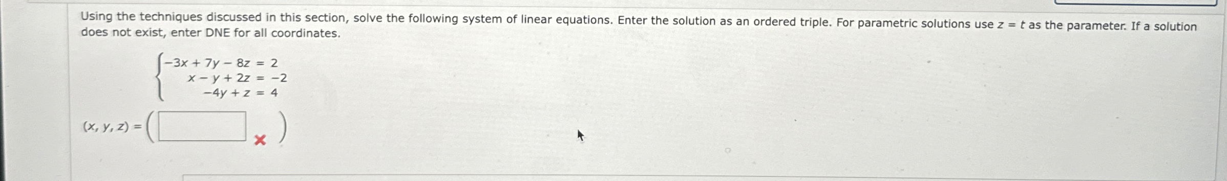 Solved Using the techniques discussed in this section, solve | Chegg.com