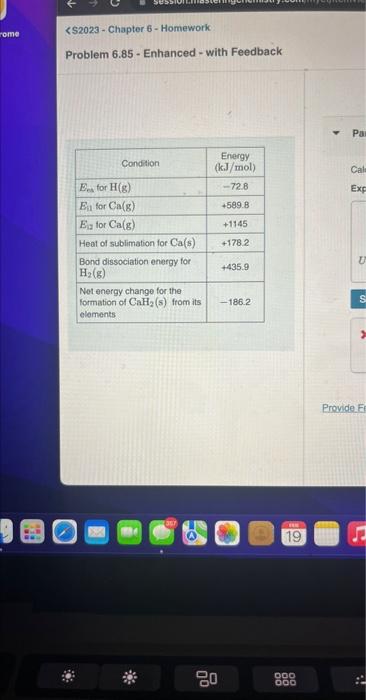 Solved «\$2023 - Chapter 6 - Homework Problem 6.85 - | Chegg.com