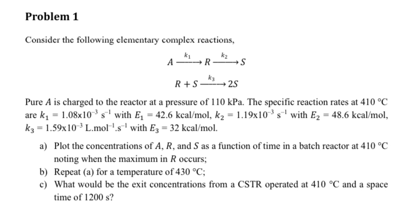 Solved Problem 1Consider the following elementary complex | Chegg.com