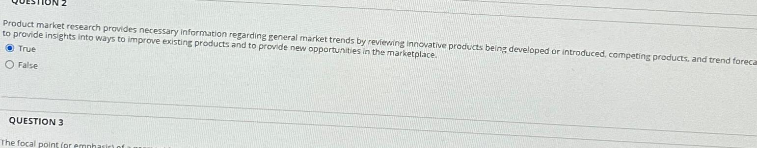 Solved TrueFalseQUESTION 3 | Chegg.com