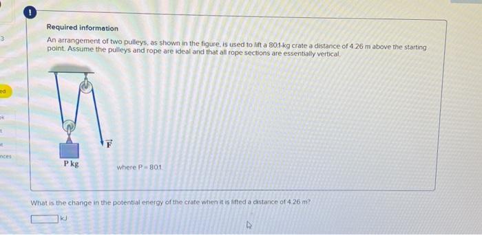 Solved Required informetion An arrangement of two pulleys, | Chegg.com