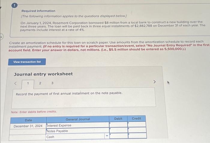 Solved 3 Required information [The following information | Chegg.com