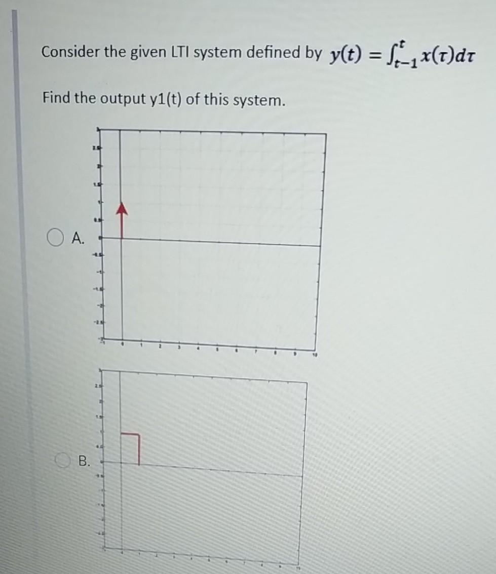 Solved Consider the given LTI system defined by y(t) = S-, | Chegg.com