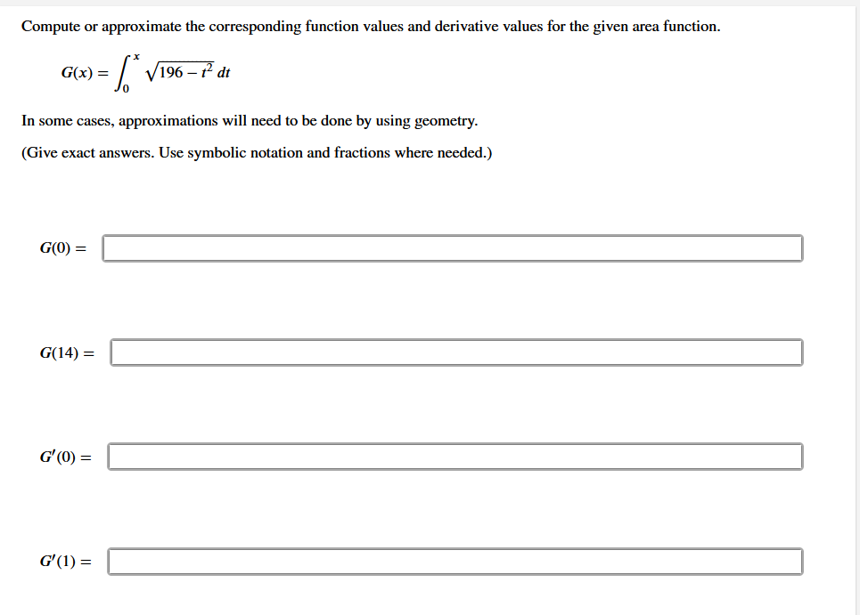 Compute or approximate the corresponding function | Chegg.com