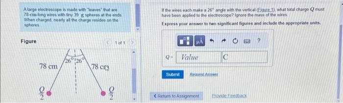 Solved A large electroscope is made with "Teaves" that are | Chegg.com