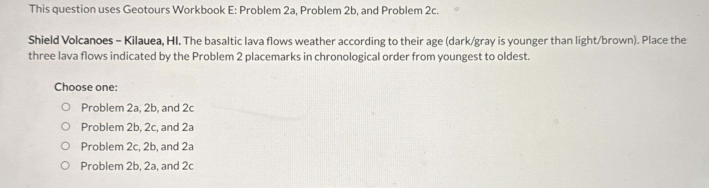 Solved This question uses Geotours Workbook E: Problem 2a, | Chegg.com