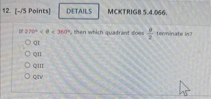 Solved If 270∘
